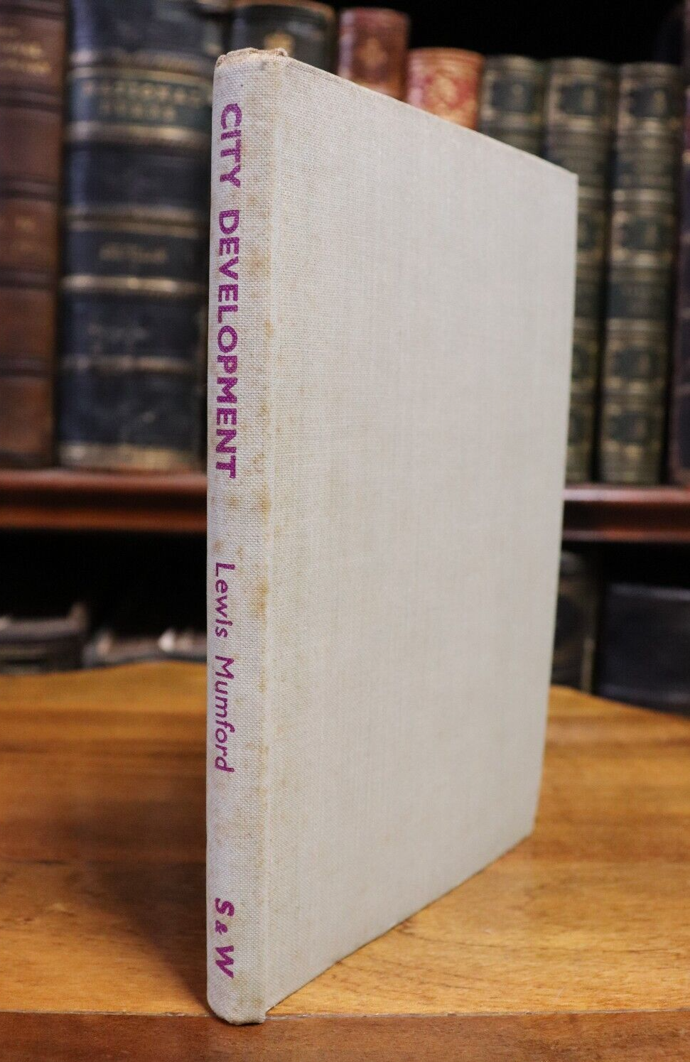 1946 City Development by L. Mumford Antique British Architecture Book | Antique Books Australia