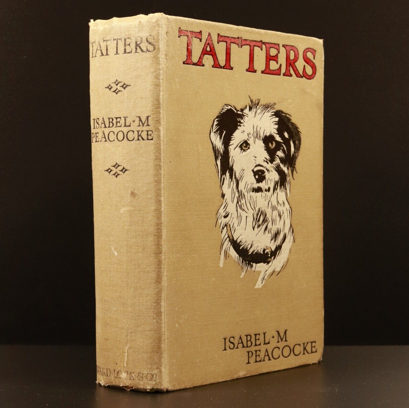 1928 Tatters by Isabel Maude Peacocke Antique Children's Book Dog Stor ...