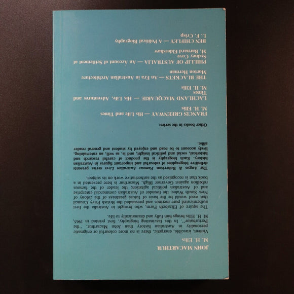 1978 Famous Australian Lives: John Macarthur Australian History Book ...