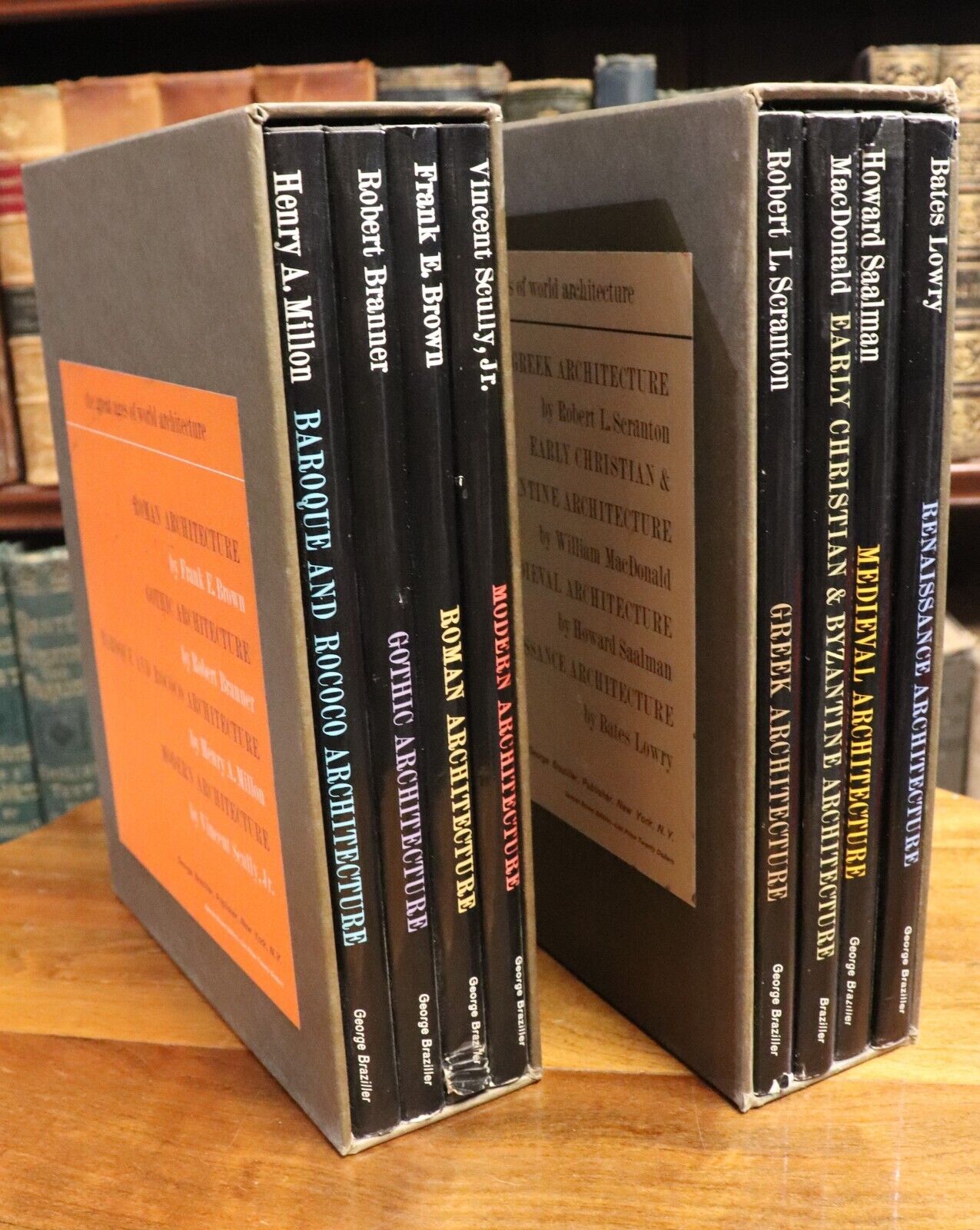 1962 8vol The Great Ages Of World Architecture Reference Book Set With ...