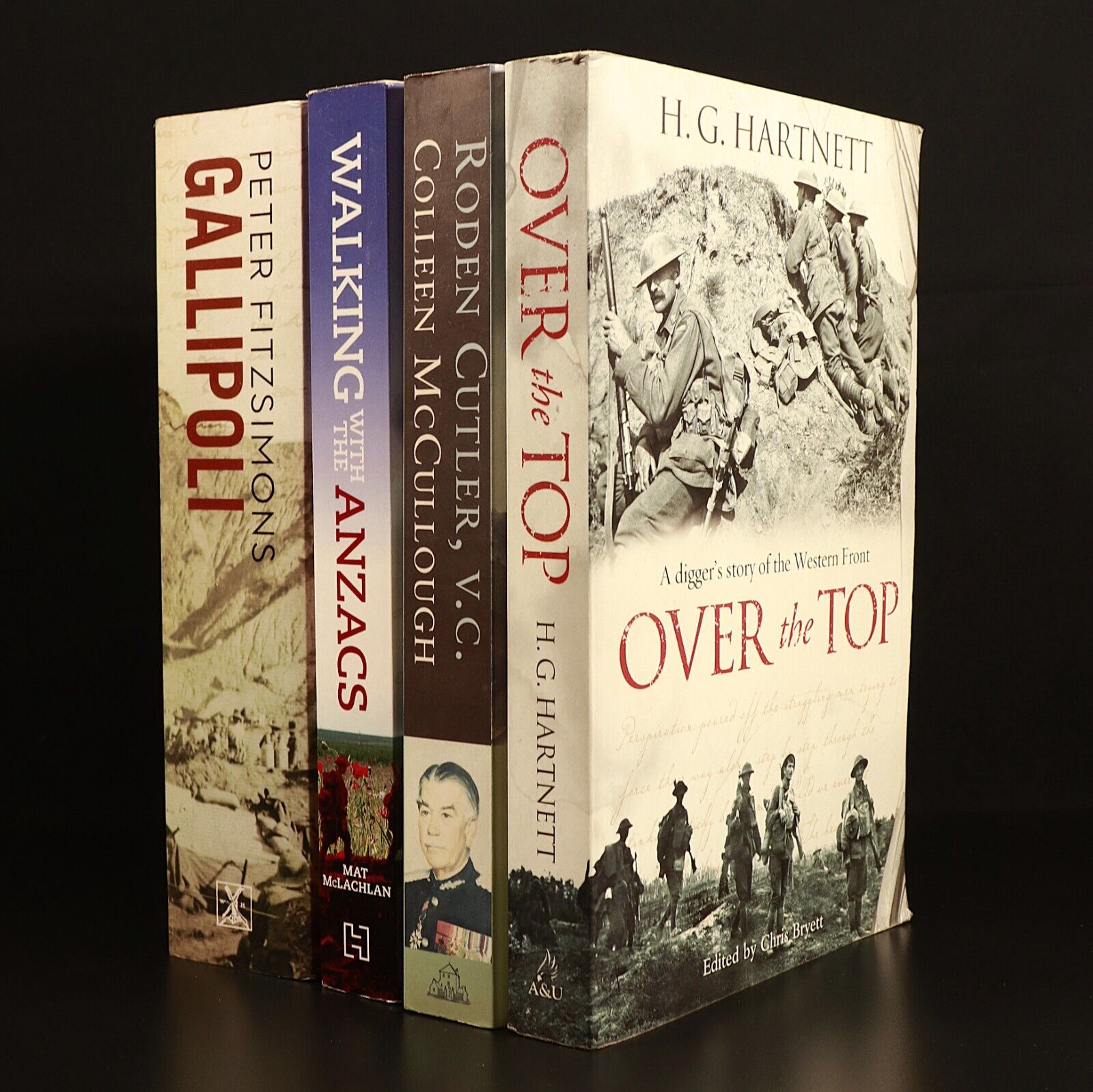 Collection Of Anzac Gallipoli Military History Books Incl Peter Fitzsi ...
