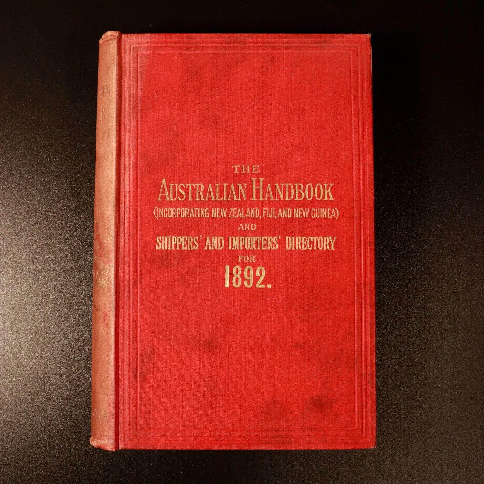 1892 Australian Handbook Directory Business Guide Colonial History Boo ...