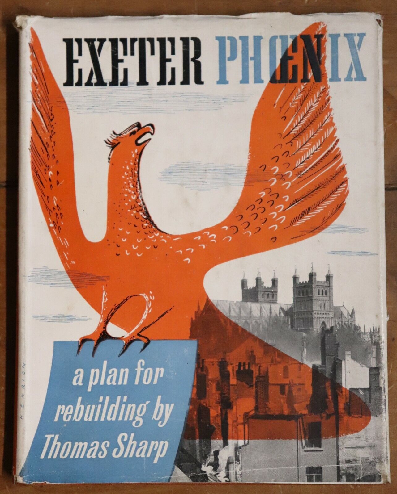 1946 Exeter Phoenix Thomas Sharp WW2 British Rebuild Antique Architect ...