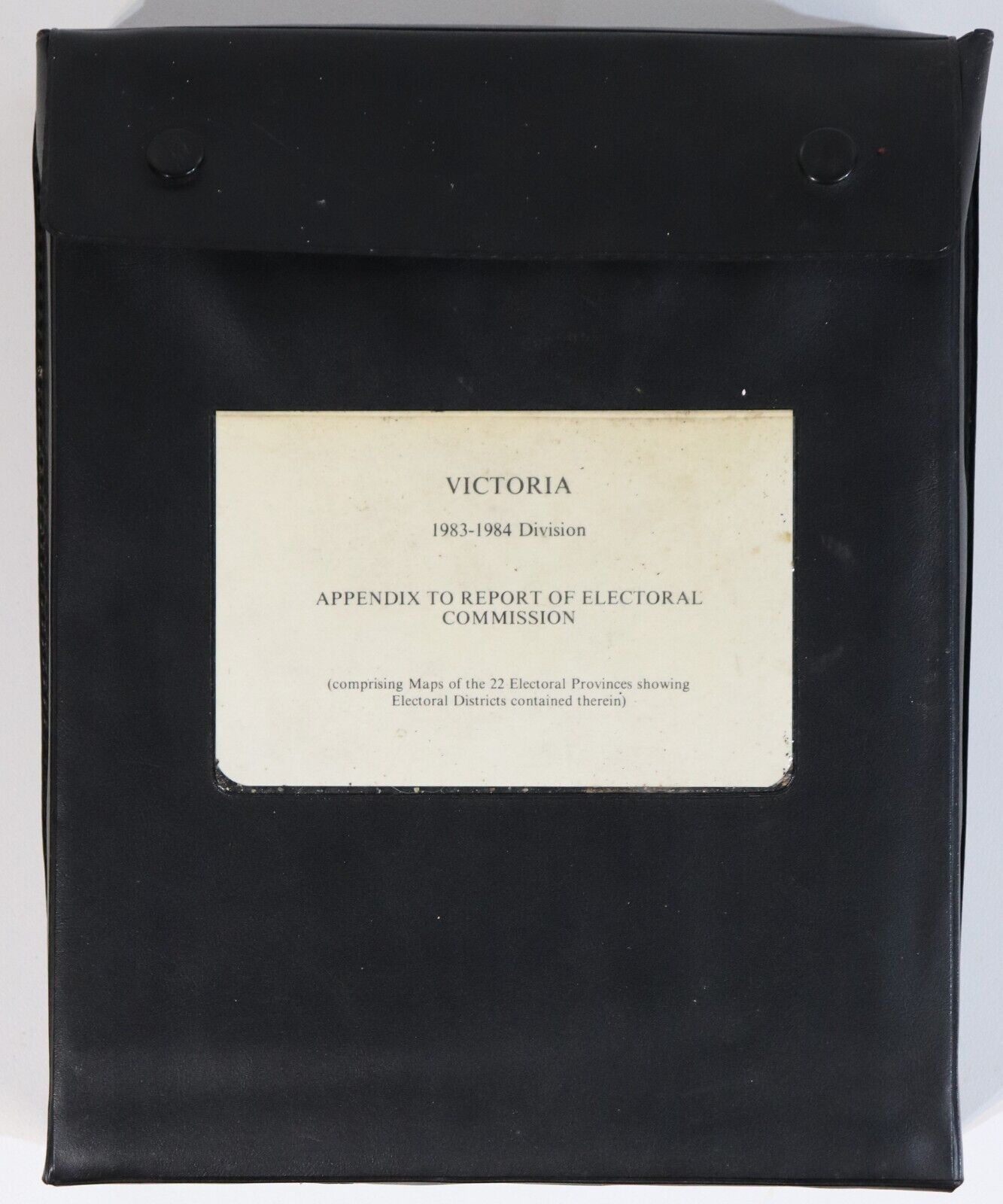 1984 Victorian Electoral Commission District Maps Australian Political ...