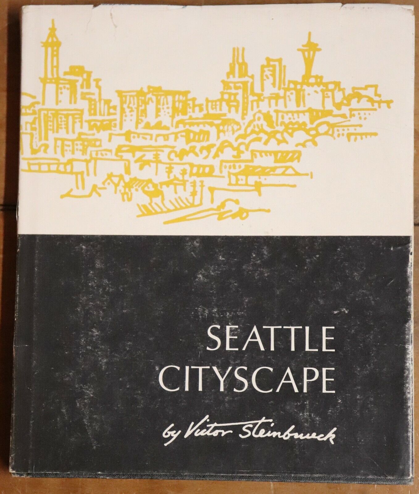 1963 Seattle Cityscape by Victor Steinbrueck Vintage Architecture Book ...